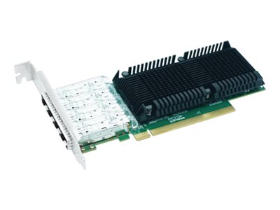 Axiom PCIE4-4SFP28-AX - network adapter - PCIe 4.0 x16 - Gigabit ...