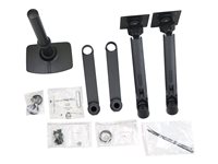 Ergotron LX - mounting kit - for 2 LCD displays - matte black
