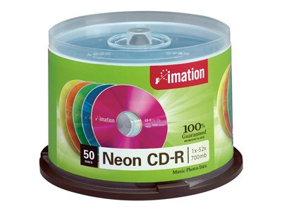 Imation Neon - CD-R x 10 - 700 MB - storage media