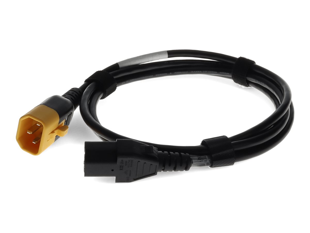 AddOn - Power cable - IEC 60320 C14 (M) locking to power IEC 60320 C13 ...
