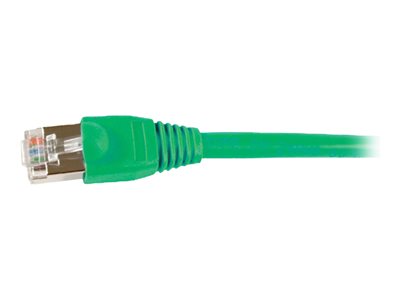 Videk Cat5e / Cat 5 Booted Ethernet Patch Cable 26AWG STP Shielded - patch cable - 50 cm - green