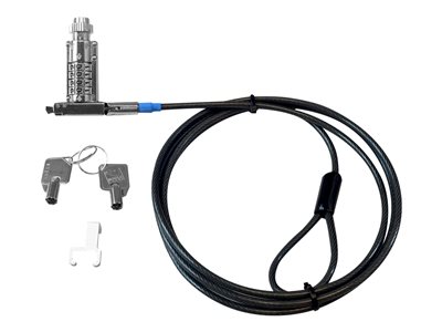 Noble TZ06T Keyed & Resettable Combination Wedge Lock - security cable lock