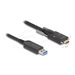 Delock - USB cable - USB Type A (M) to 24 pin USB-C (M) screwable - USB ...