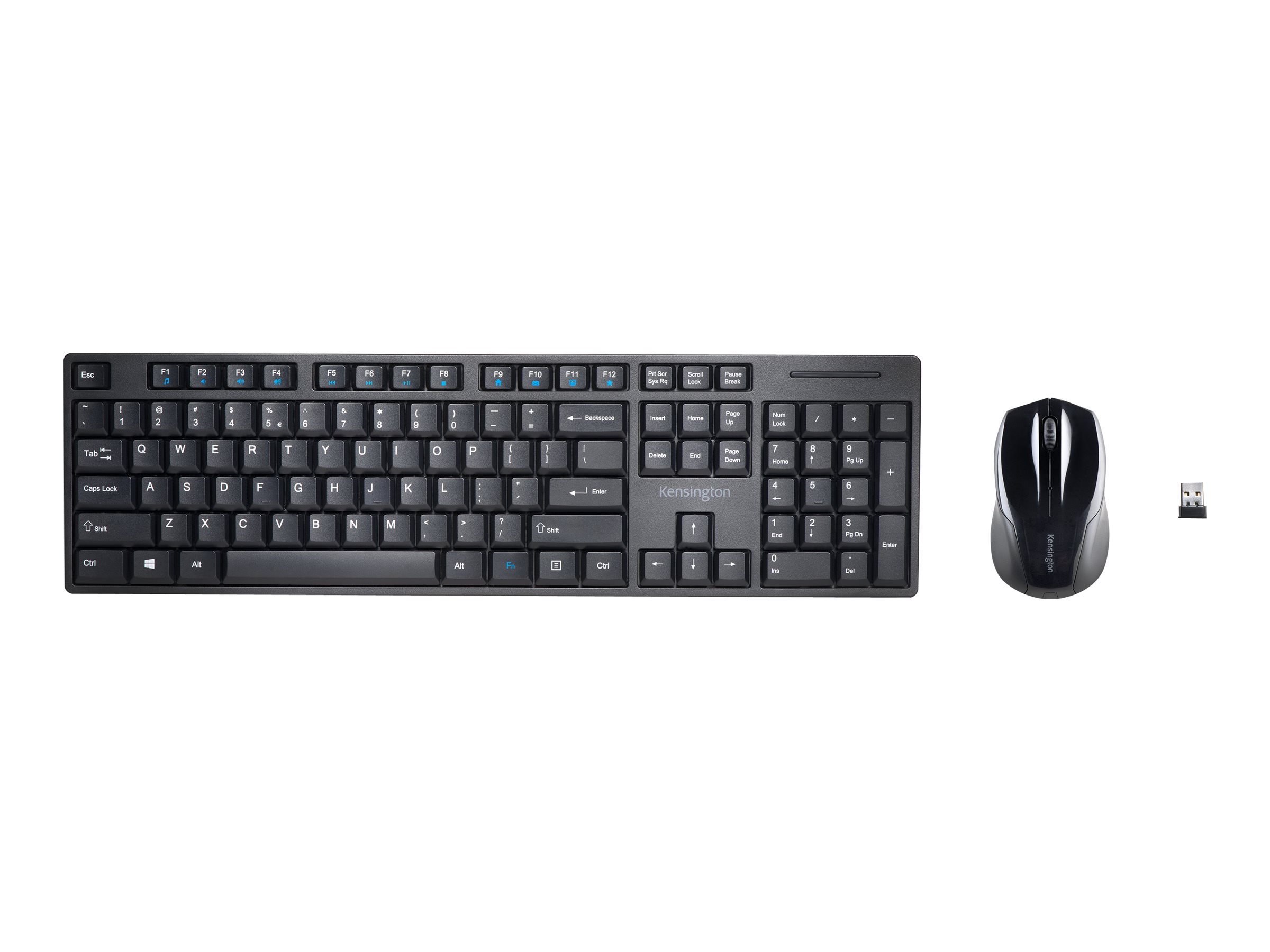 Kensington Pro Fit Low-Profile, keyboard and mouse set Input Device ...