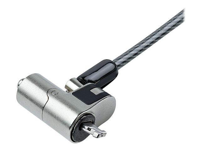 StarTech.com Câble Antivol PC, 2m - Câble de Sécurité (NANOK-LAPTOP-LOCK)