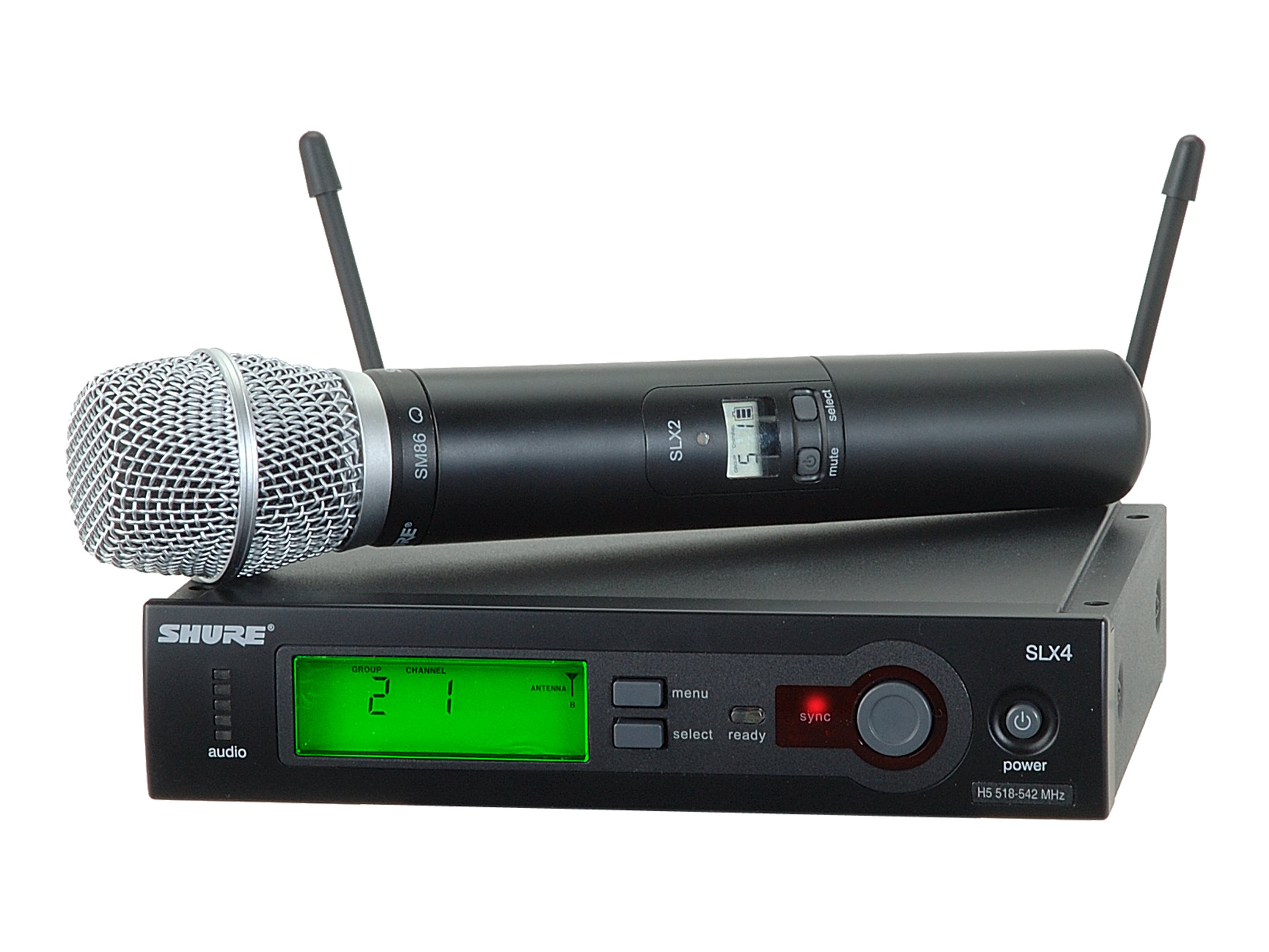 Shure SLX24/SM86 - H5 Band | www.shi.com