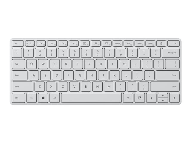 Microsoft Designer Compact - keyboard - UK/Irish - Glacier Input Device ...