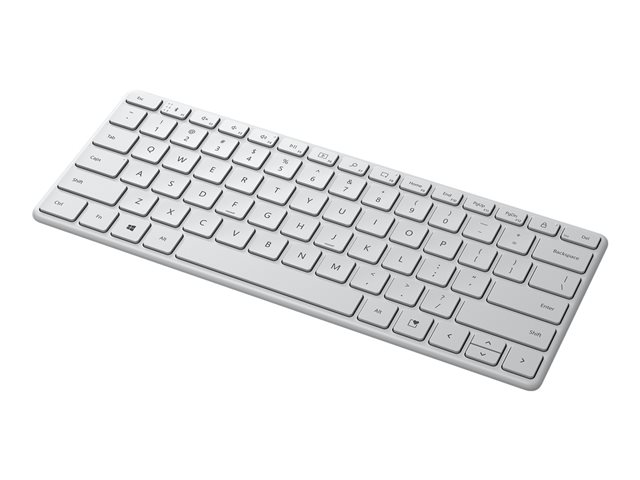 Microsoft Designer Compact - keyboard - UK/Irish - Glacier Input Device ...