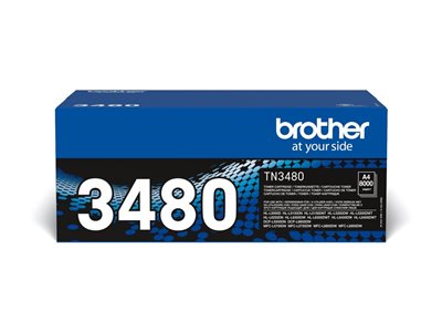 Brother TN3480 - Lång livslängd - svart - original - tonerkassett