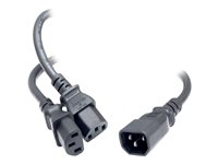 Monoprice - power splitter - IEC 60320 C14 to IEC 60320 C13 - 6 ft