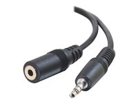 C2G 6ft 3.5mm Stereo Extension Cable - M/F - audio cable - 6 ft