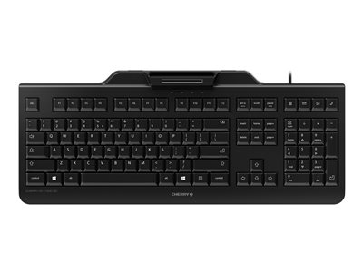 CHERRY KC 1000 SC - keyboard - US - black - TAA Compliant