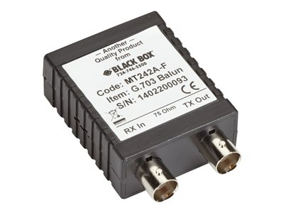 Black Box G.703 75-120 Adapter - media converter