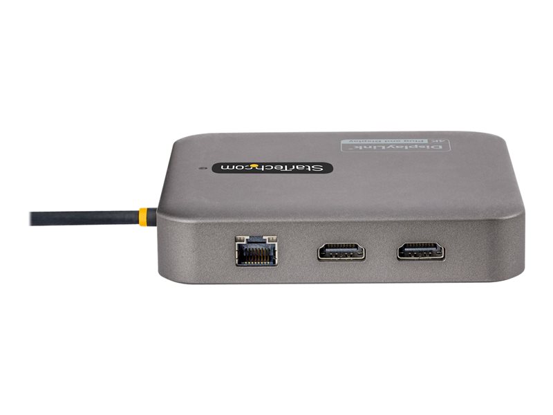 StarTech.com Adaptateur Multiport USB C, Double HDMI (102B-USBC-MULTIPORT)