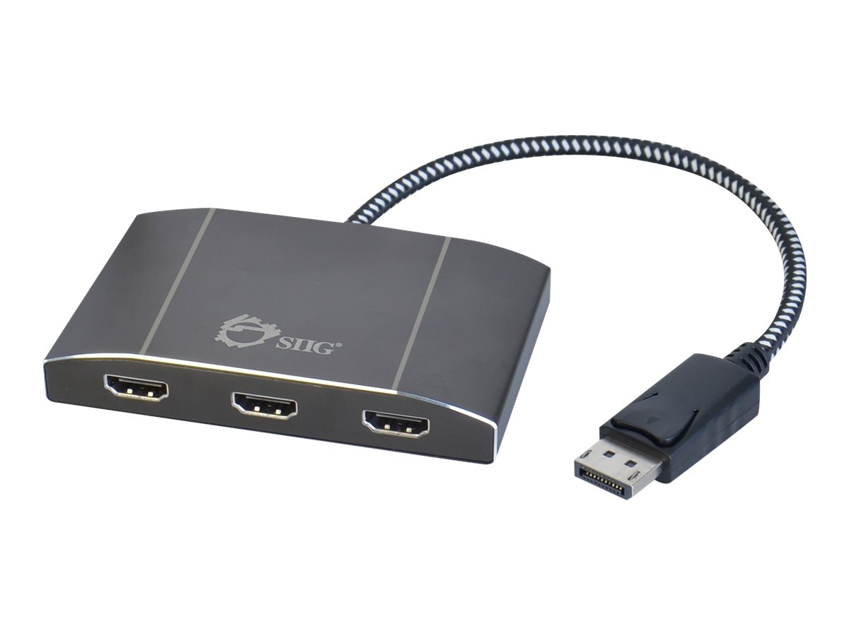 SIIG 3 Port DisplayPort to HDMI MST Hub | SHI