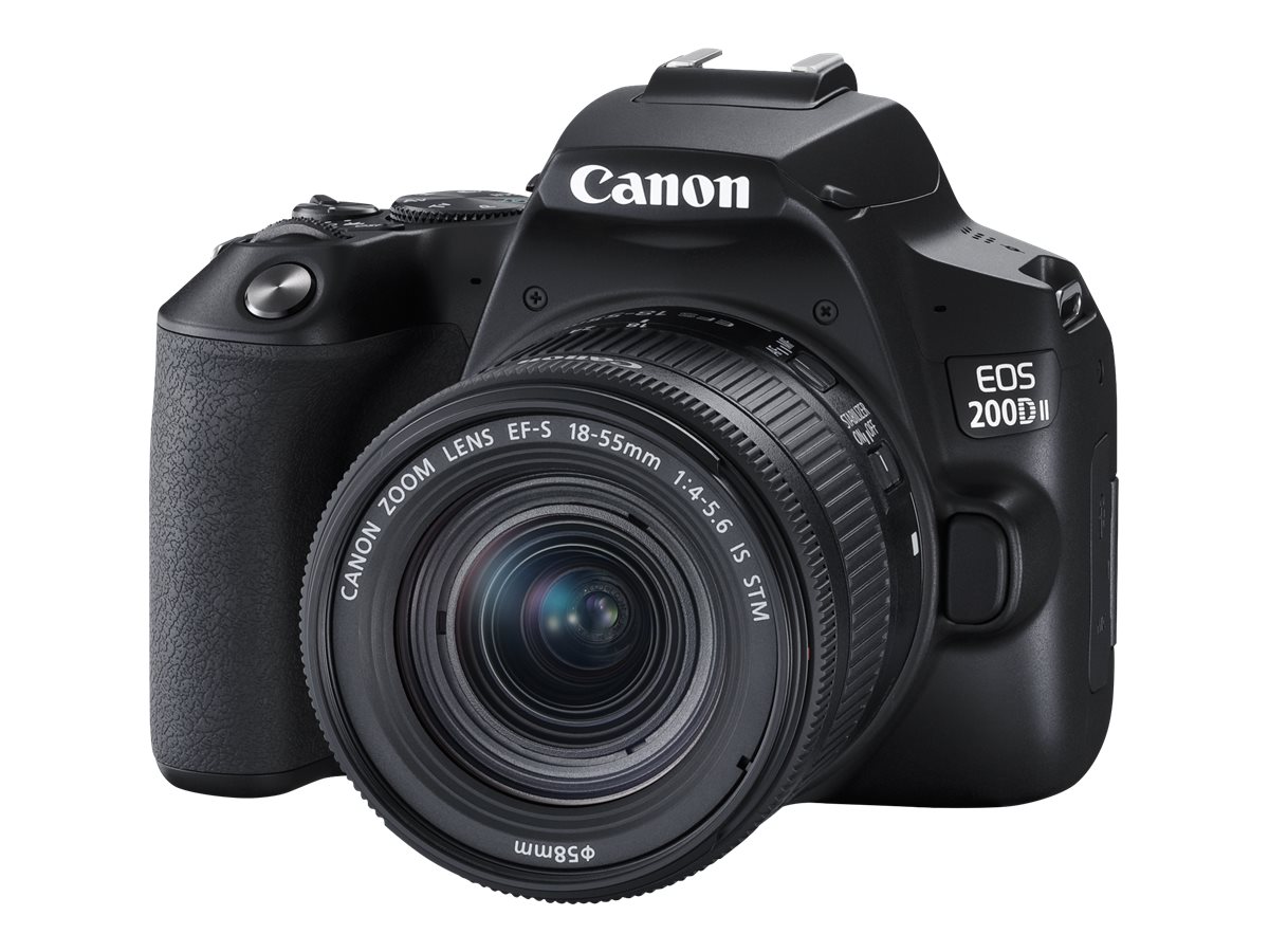Canon EOS 200D Mark II, digital camera EF-S 18-55mm IS STM lens ...