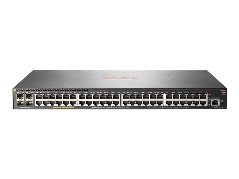 HPE Aruba 2930F 48G PoE+ 4SFP+ - commutateur - 48 ports - Géré ...