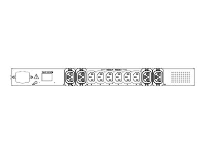Server Tech - Smart Expansion Pro1 PIPS PDU - 1U - (10) HDOT Outlets ...