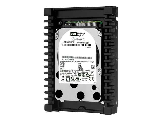 WD VelociRaptor WD5000HHTZ - hard drive - 500 GB - SATA 6Gb/s ...