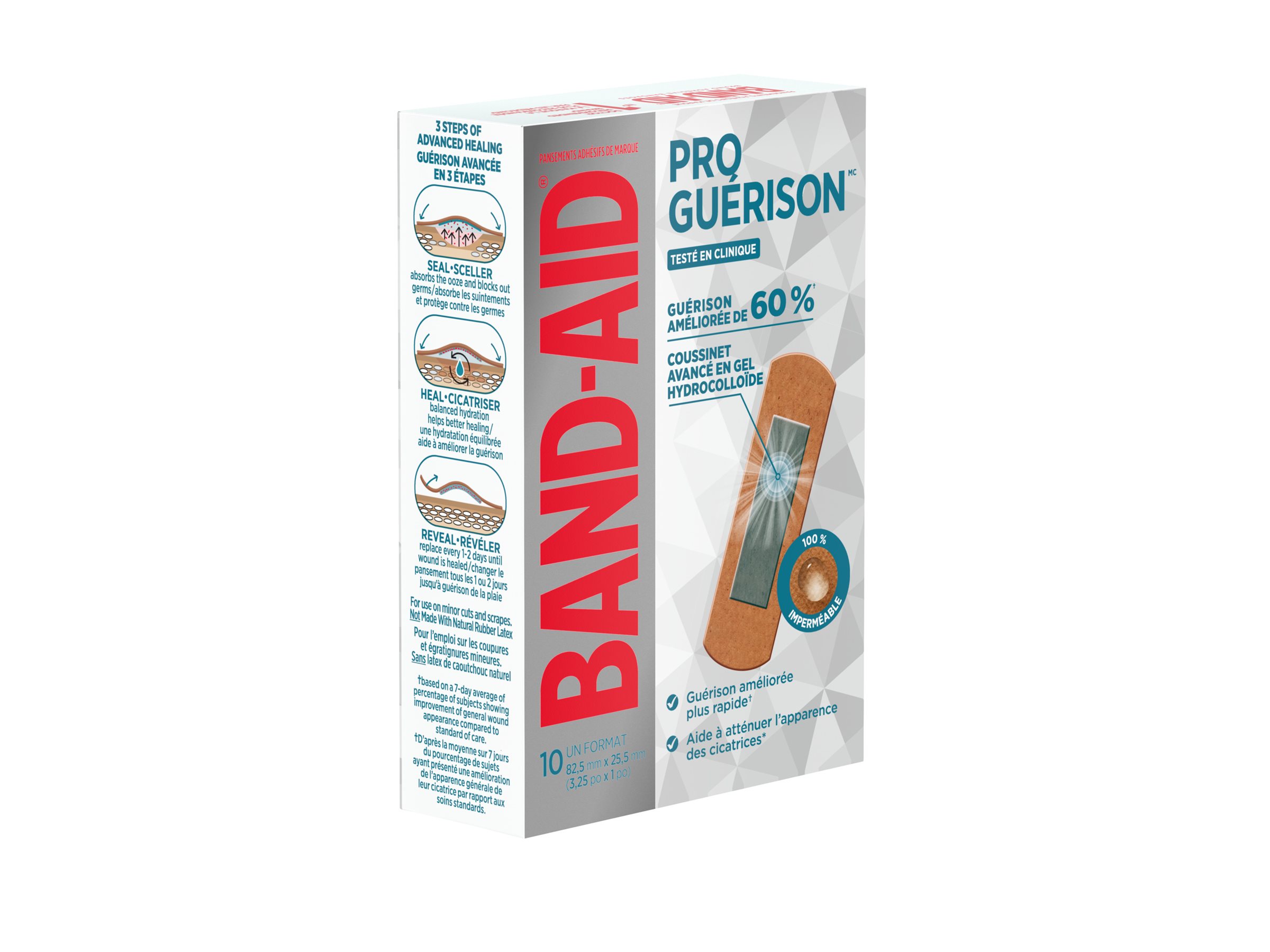BAND-AID Pro Heal Adhesive Bandages - Regular - 10's