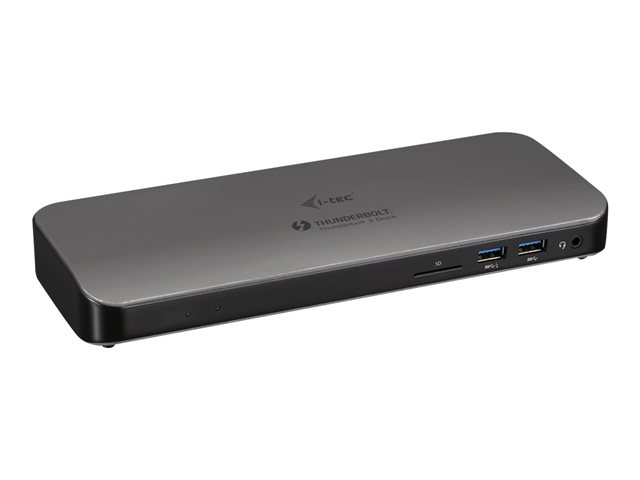 i-Tec Dual 4K Docking Station - docking station - Thunderbolt 3 - HDMI, Thunderbolt - 1GbE ...