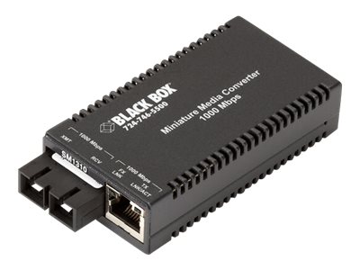 Black Box Multi-Power Miniature Media Converter - fiber media converter ...
