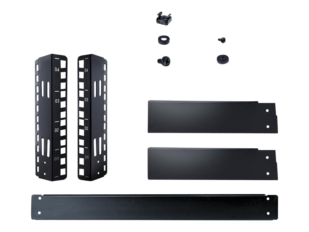 StarTech.com 4U 19" Desktop Open Frame Rack, 2 Post Free-Standing ...