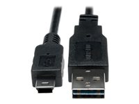 Tripp Lite 6in USB 2.0 High Speed Cable Reversible A to 5Pin Mini B M/M ...