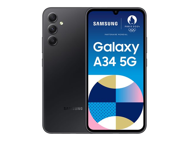 SM-A346BZKAEUB - Samsung Galaxy A34 5G - awesome graphite - 5G ...