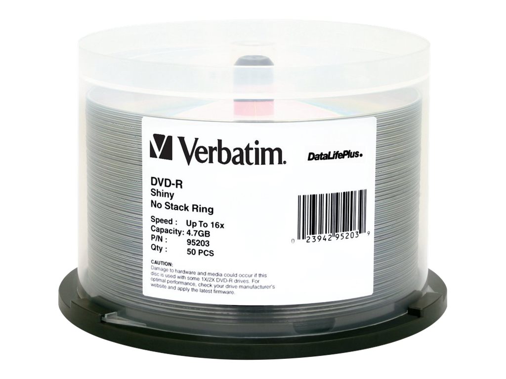 Verbatim - 50 x DVD-R | www.shi.com