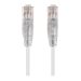 Monoprice SlimRun patch cable - 7 ft - white