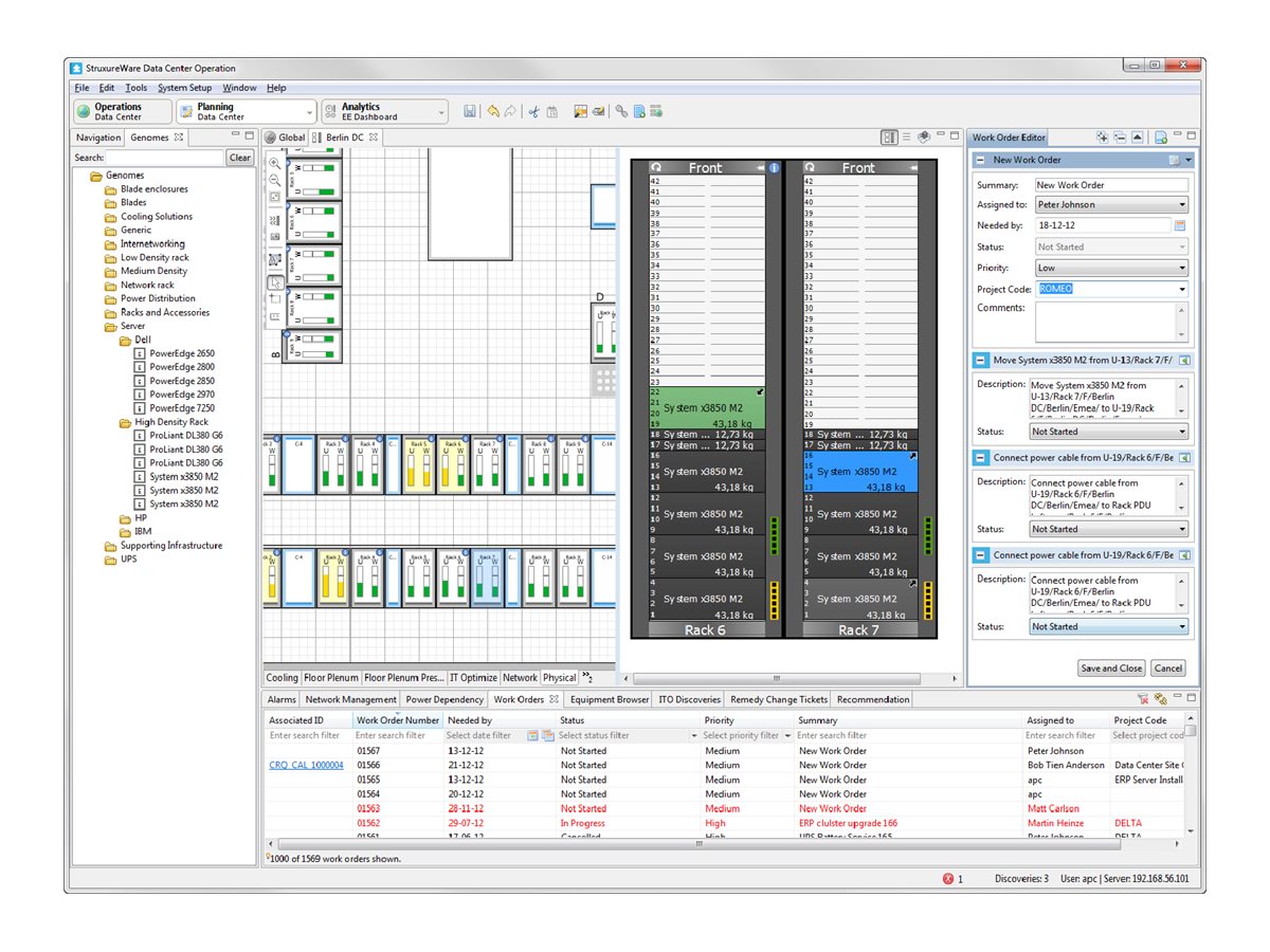 StruxureWare Data Center Operation Change | Overview, Specs, Details | SHI