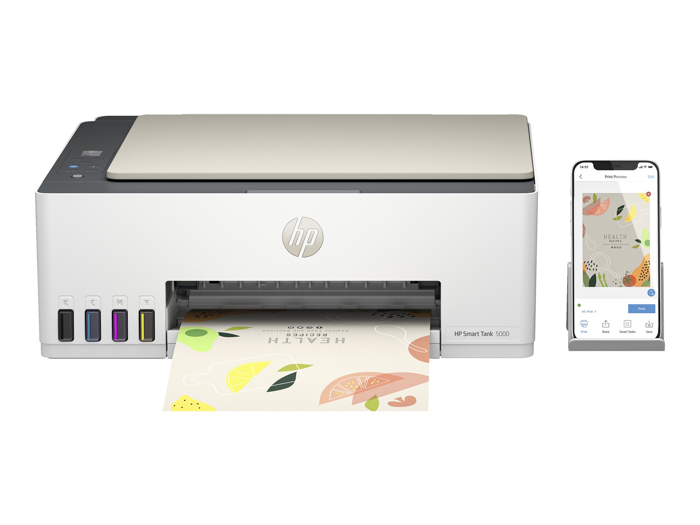 HP Smart Tank 5100 All-in-One | Overview, Specs, Details | SHI