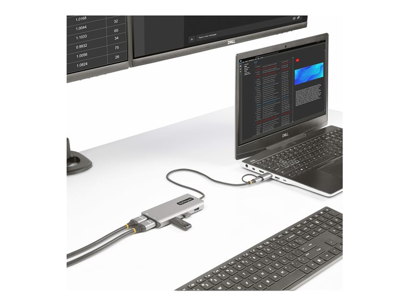 StarTech.com Adaptateur Multiport USB-C/USB-A, 2xHDMI (167B-USBC-MULTIPORT)