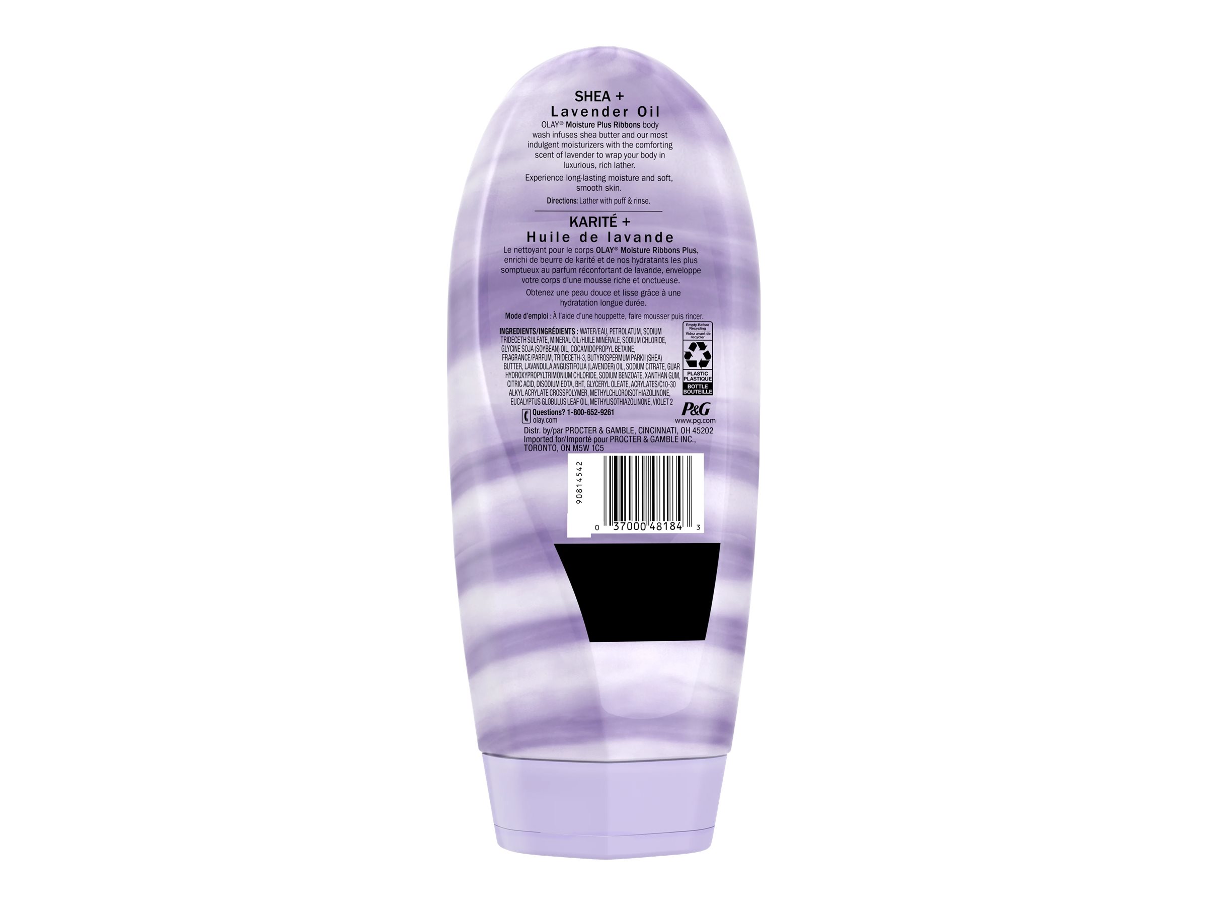 OLAY RIBBONS B/W LAVENDER 532ML