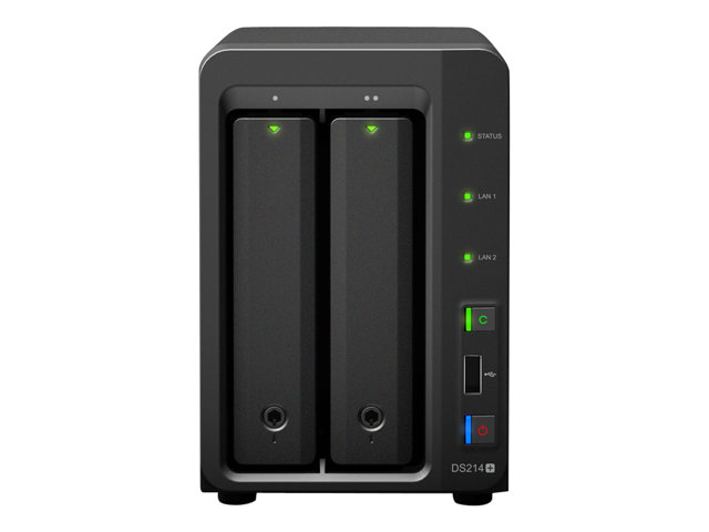 Synology Disk Station DS214+ - NAS server - 2 TB - TAA Compliant ...