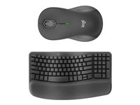 Logitech Wave Keys MK670 Combo, Wireless Ergonomic Keyboard with ...