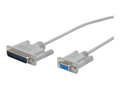 StarTech.com 6 ft DB25 to DB9 Serial Modem Cable | SHI