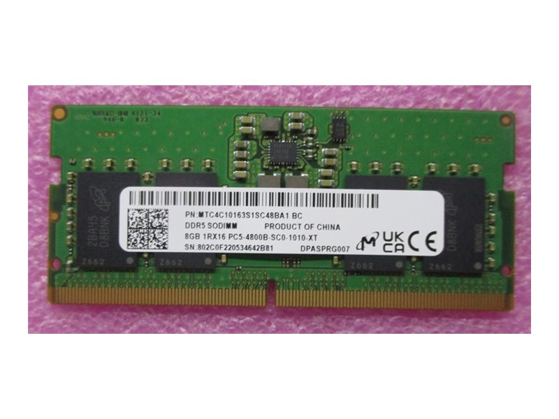 HP - DDR5 - module - 8 GB | Overview, Specs, Details | SHI