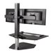 Winston stand - for 2 LCD displays - vista black