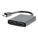 C2G Mini DisplayPort to Dual HDMI Adapter - Mini DP to HDMI Splitter ...