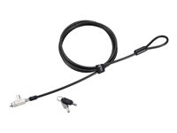 Kensington Slim N17 2.0 Keyed Laptop Lock for Wedge-Shaped Slots ...
