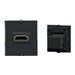 Bachmann Custom module - Modular facility plate snap-in - HDMI - black ...