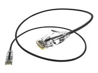 UNC Group Clearfit Slim patch cable - 7 ft - black