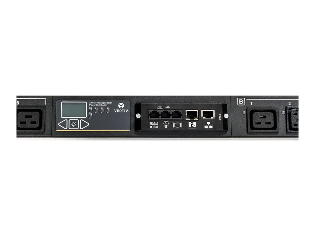 Liebert MPH2 Rack PDU Metered & Outlet Switched | www.shi.com