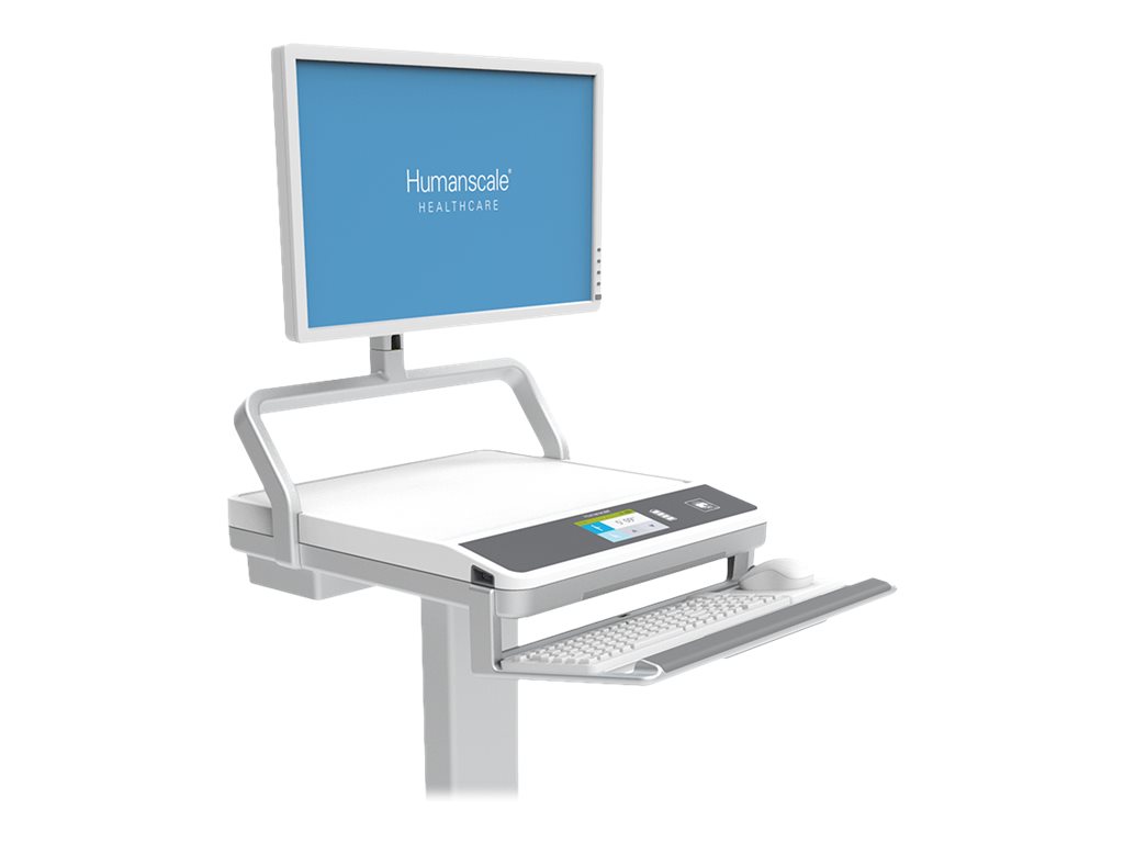 Humanscale TouchPoint T7 Elora Powered with LED Light PC Gantry and PC ...
