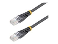 StarTech.com Cat5e Patch Cable with Molded RJ45 Connectors - 1 ft. - Black