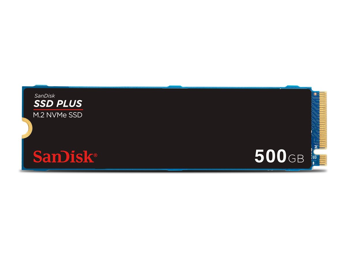 SanDisk SSD PLUS, SSD, 500 GB, PCIe 3.0 (NVMe) - Paradigm PCs