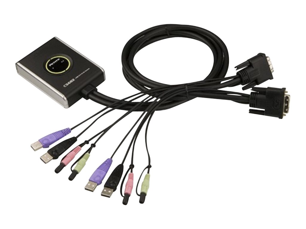 Uniformatic MINI KVM DVI 2 PORTS USB + AUDIO | Overview, Specs, Details ...