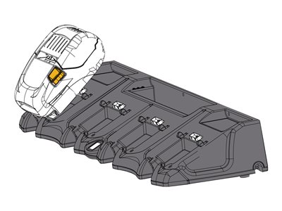 Zebra 4-Bay Power Station - printer charging stand